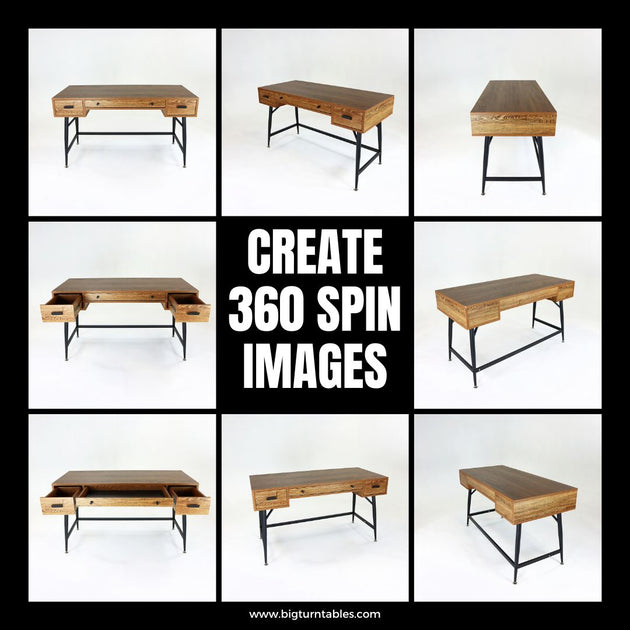 Using a Large Photography Turntable to Create 360 Spin Photos ...