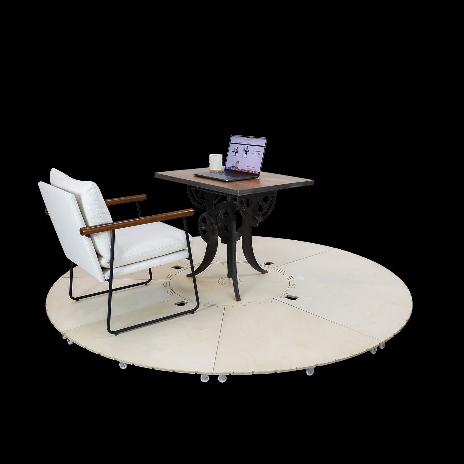 Holiday Furniture Set | 360 spin image from Big Turntables – BigTurntables